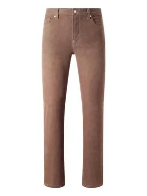 FRAME Modern Straight-leg Corduroy Trousers - Brown