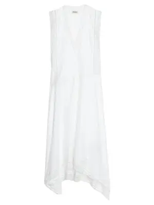 Zadig&Voltaire Sleeveless Lace Midi Dress - White