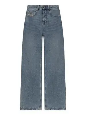 DIESEL® 2001 D-macro Wide-leg Jeans - Blue