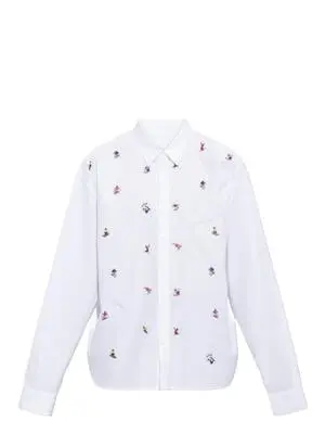 Dsquared2 Collared Long-sleeved Shirt - White