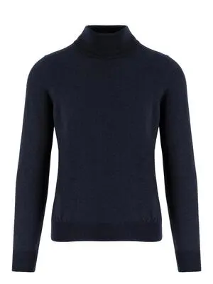 Tagliatore Long-sleeved High-neck Sweater - Black