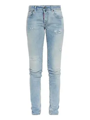 Dsquared2 Belt Loop Jeans - Light Blue