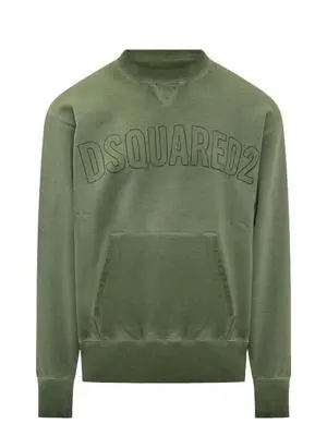 Dsquared2 Crewneck Long Sleeve Sweatshirt - Green