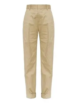 Dsquared2 Tailored Trousers With Belt Loops - Beige