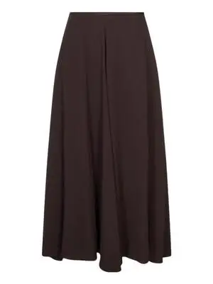 AGNONA Agnona Zippered Skirt With Draped Hem