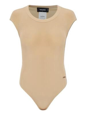 Dsquared2 Short-sleeved Bodysuit - Beige