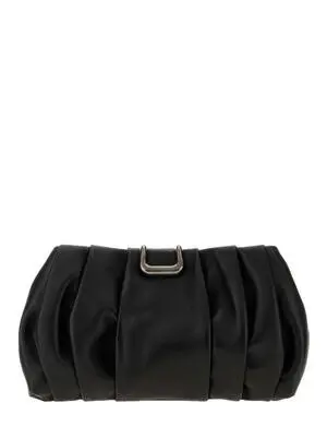 Brunello Cucinelli Pleated Clutch - Black