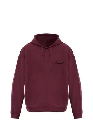 Dsquared2 Long-sleeve Hooded Sweatshirt With Logo - Wine Red