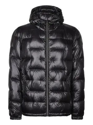 Herno Long-sleeve Hooded Down Jacket - Black