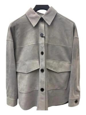 ARMA Suede Casual Jacket - Gray