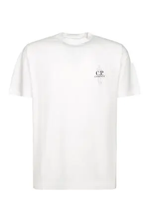 C.P. COMPANY Short-sleeved T-shirt - White