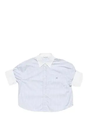 Acne Studios Pinstriped Button-down Shirt - White/blue