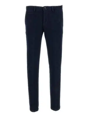 BRIGLIA 1949 Tailored Tapered Fit Trousers - Black