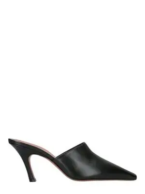 Amina Muaddi High-heeled Pointed-toe Mules - Black