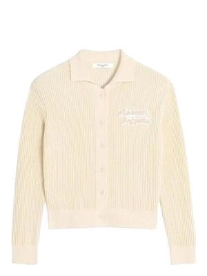 Maison Kitsuné Long Sleeve Cardigan - Ivory