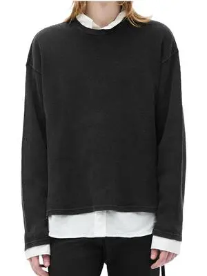 ANN DEMEULEMEESTER Emil Long-sleeve T-shirt - Black