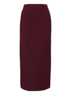 Roland Mouret Crêpe Pencil Skirt - Red