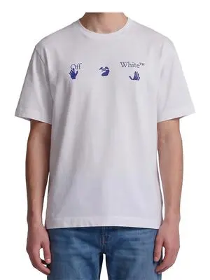 Off-White Bacco Arrow Skate Crewneck T-shirt - White