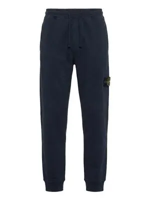 Stone Island Elastic-waist Athletic Pants - Blue