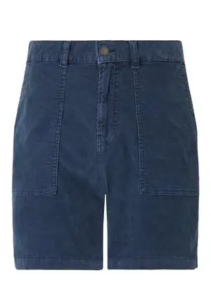 CORRIDOR Wide-leg Corduroy Shorts - Navy
