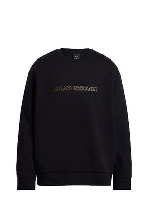 Armani Exchange Crewneck Long Sleeve Sweatshirt - Black