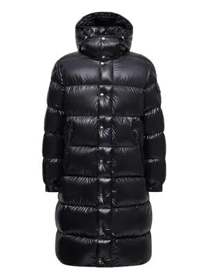 Moncler Hanoverian Hooded Long Down Jacket - Black