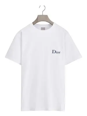 Dior T-shirt With Embroidery, Relaxed Fit - White
