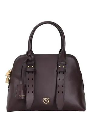 Pinko Escape Bag Medium Bowling Handbag - Black