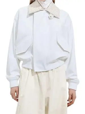 Bottega Veneta Cotton Blouson - White