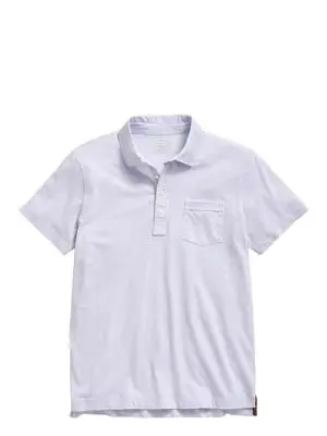 Billy Reid Pensacola Polo - Dew Blue