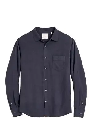 Billy Reid Silk John T Shirt - Blue