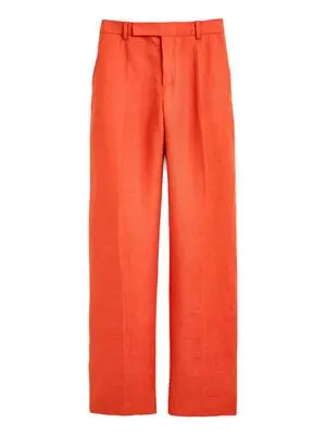 Billy Reid Wide Leg Flat Front Trousers - Sunset
