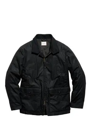 Billy Reid Waxed Hunting Jacket - Black