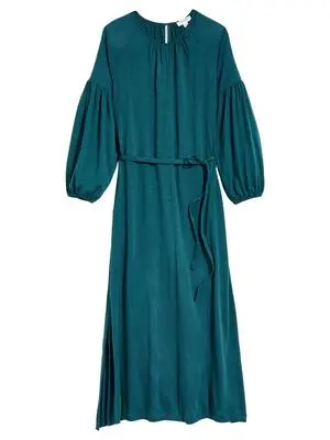 Billy Reid Keyhole Midi Dress - Teal