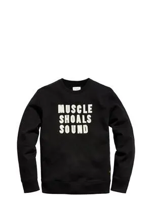Billy Reid Muscle Shoals Sound Crewneck Sweatshirt - Black