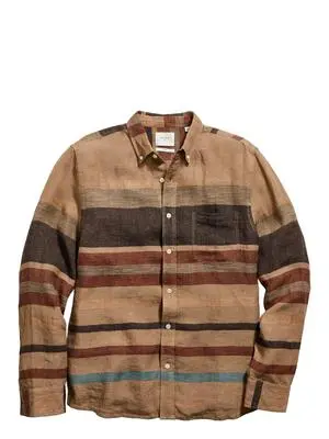 BILLY REID Archive Stripe Weave Tuscumbia Shirt Button Down