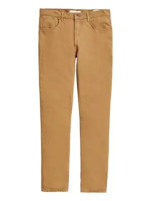 Billy Reid Cotton Linen 5-pocket Pants - Tan