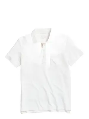 Billy Reid Pique Pensacola Polo - White
