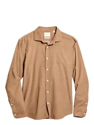 Billy Reid Corduroy Cedar Shirt - Light Brown