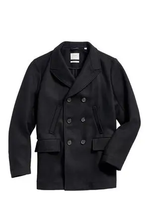 Billy Reid Bond Peacoat - Black