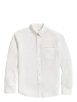 Billy Reid Msl 1-pocket Shirt White