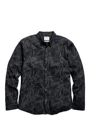 Billy Reid Melange Reeds Wilson Shirt - Black
