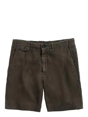 Billy Reid Linen Moore Short - Grey