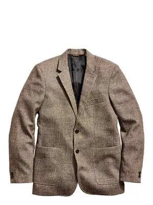 Billy Reid Walton Wool Silk Blazer - Brown Multi