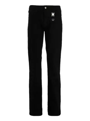 1017 Alyx 9sm Belted Straight-leg Jeans - Black