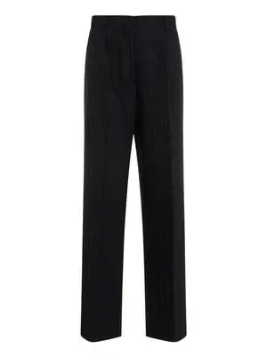 Miu Miu Pinstriped Tailored Trousers - Blue