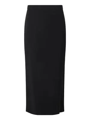 Givenchy Crepe Midi Skirt - Black