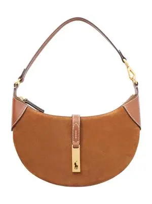 Polo Ralph Lauren Suede Shoulder Bag - Brown
