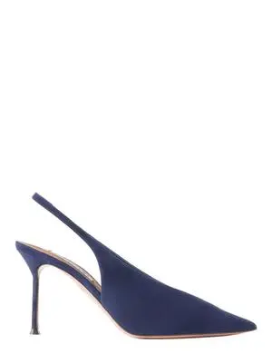 AQUAZZURA Voltaire 85 Suede Slingback Pumps