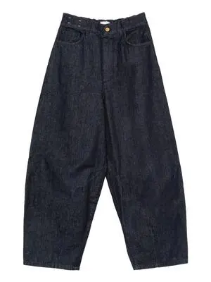ALYSI Barrel Denim Jeans - Blue